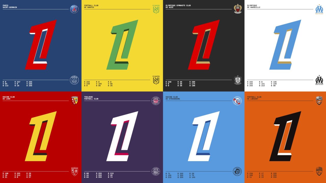 New Identity of League 1 - A Modular & Iconic Mark - Leroy Tremblot ...